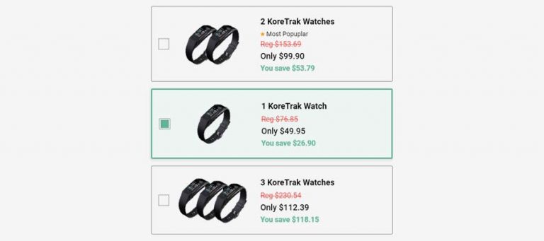 KoreTrak Fitness Tracker: New KoreHealth Activity SmartWatch